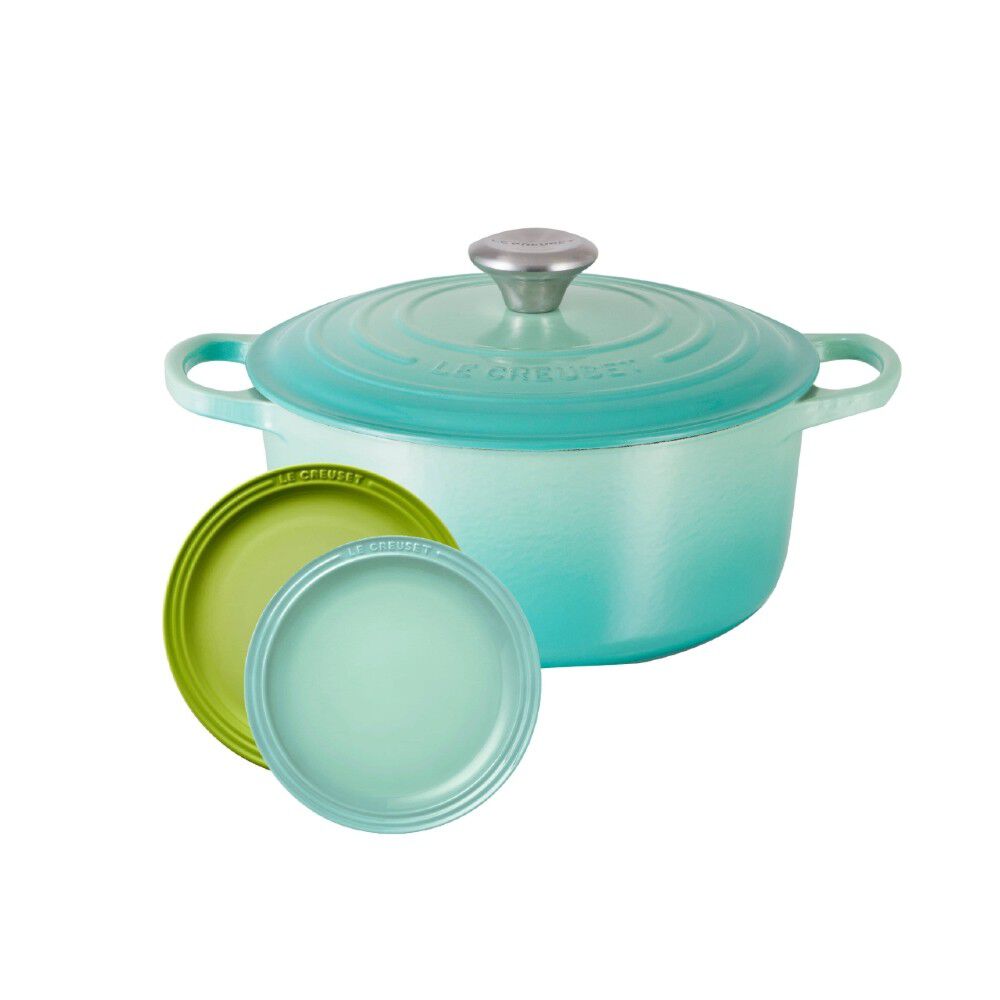 Round Casserole 24cm + 2 Tokyo Round Plate 23cm Special Set